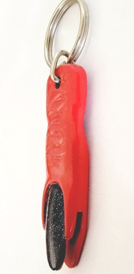 Vintage Lady Finger Keychain Manicure Fingernail Saver Soda Tab Opener ...