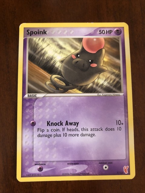 Pokémon TCG Spoink EX Emerald 65/106 Regular Common for sale online | eBay