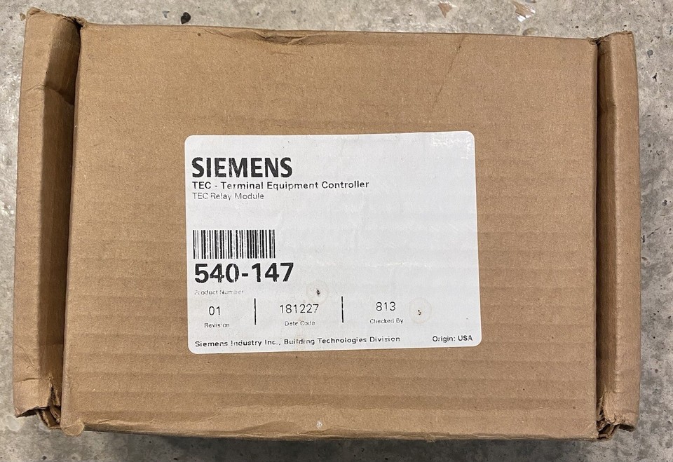 SIEMENS 540-147 TEC Terminal Equipment Controller | eBay
