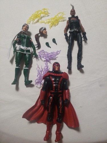 Marvel Legends 3 Figure Hasbro Lot Magneto Rogue Storm Mohawk X-Men | eBay