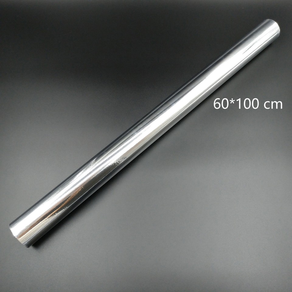 61x100cm Wall Foil Mirror Decor Wall Sticker DIY Self-adhesive Wall ...