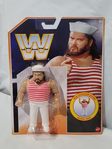 WWE TUGBOAT Mattel Retro WAVE 3 Wrestling Figure Shock Master WWF WCW ...