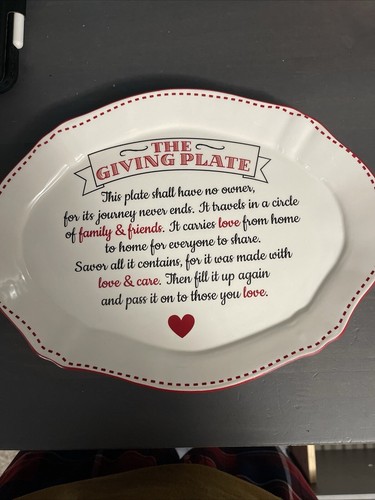 The Giving Plate | eBay