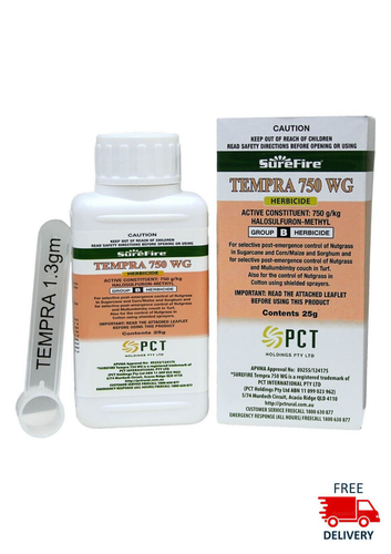Tempra Nutgrass & Mullumbimby Couch Herbicide 25g Halosulfuron 750g/kg ...