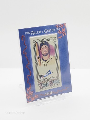 2025 Topps Allen & Ginter TYLER LOCKLEAR Mini Framed On-Card Auto Autograph /99 | eBay