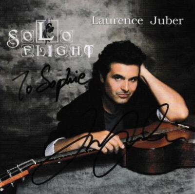 Laurence Juber: Solo Flight Autographed MUSIC AUDIO CD pop rock album ...