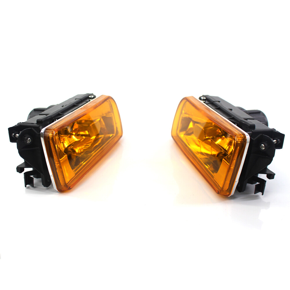 PAIR Replacement Fog Light Lens Amber for 92-98 BMW E36 318i 318ti 323i ...