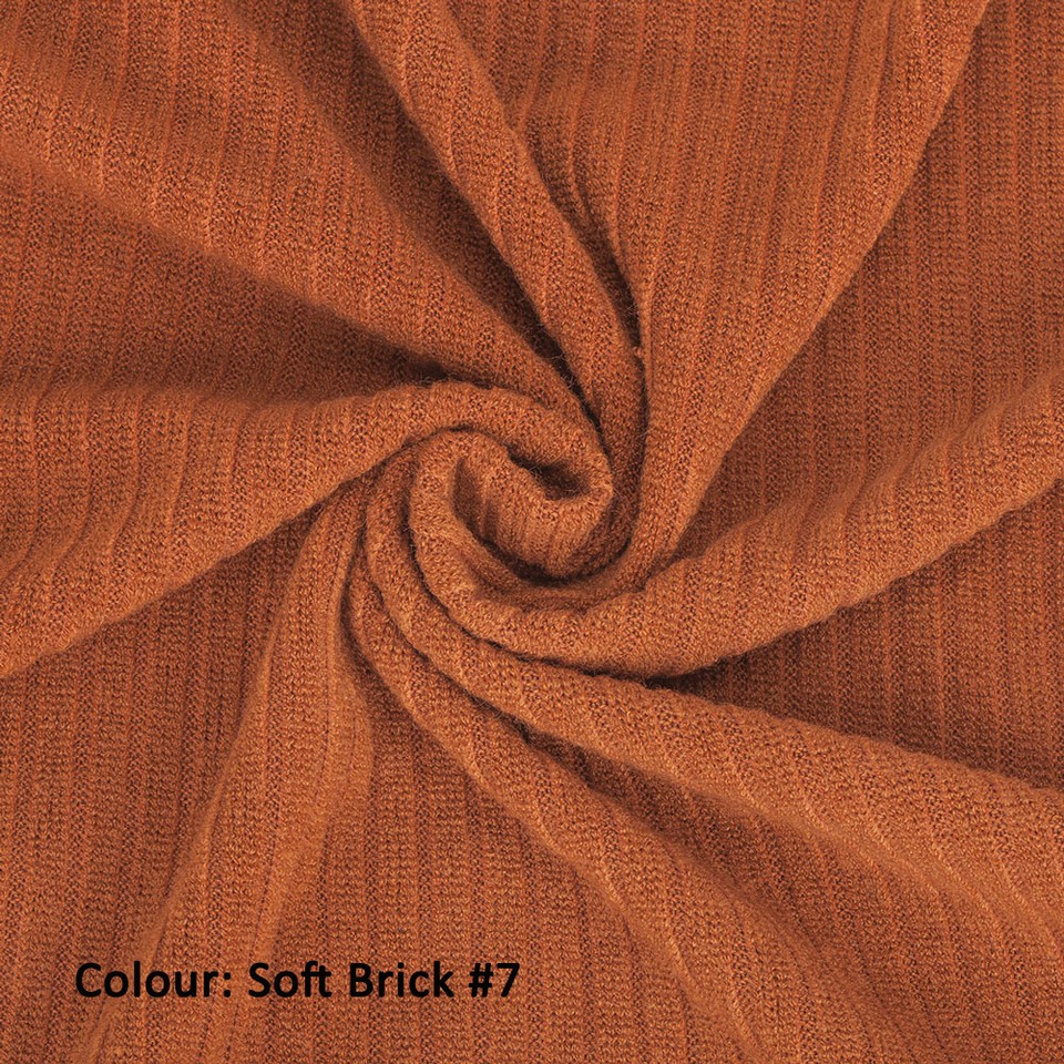 Jersey Fabric Rib Knit 4x2 Ribbed Dressmaking Stretch Material 19 ...