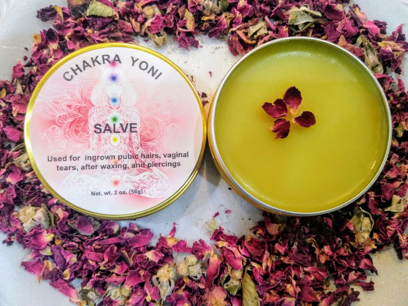 Yoni Balm/Salve INGROWN PUBIC HAIR,VAGINAL TEARS,WAXING,PIERCING 2 oz ...