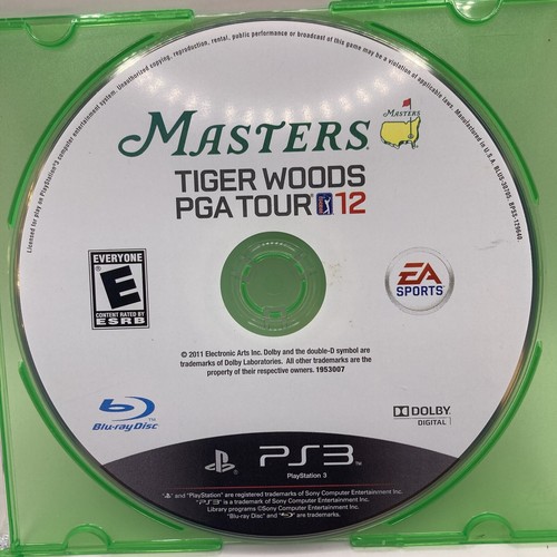 Tiger Woods PGA Tour 12: The Masters - PS3 Disc Only 14633195309 | eBay