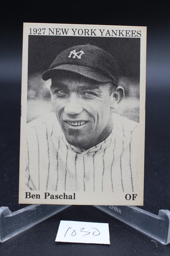 1975 TCMA 1927 New York Yankees Ben Paschal | eBay