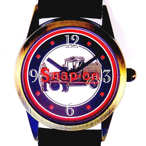 Snap-on Tool Fossil Lady Easy Read Rare Collectable Watch, Bronze Tone ...