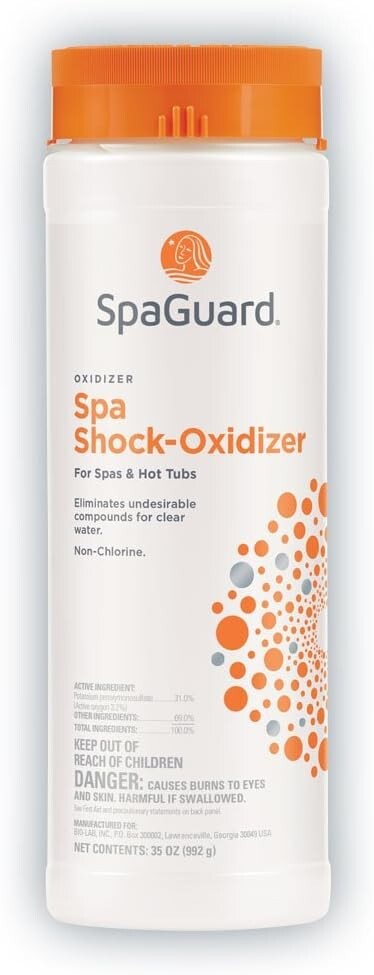 SpaGuard Spa-Shock Oxidizer, Non-Chlorine, For Spas and Hot Tubs - 35oz ...