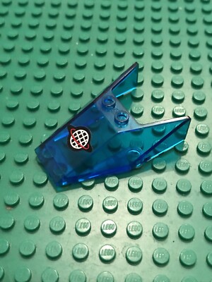 LEGO Trans-Dark Blue Windscreen 6x4x1 1/3 Alpha Team Logo 6152apb05 ...