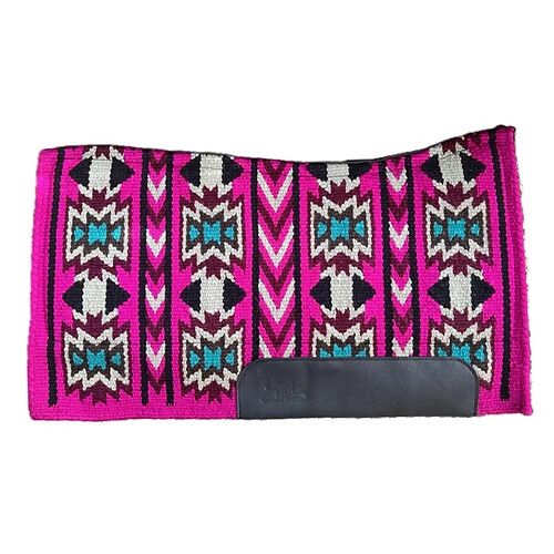 Western Saddle Pad Western Saddle Blankets Contour Show Pad New Zealand Wool | eBay