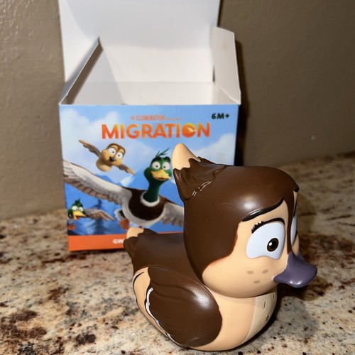Illumination MIGRATION (2023 film) Promo 'Gwen' Rubber Duck with Box | eBay