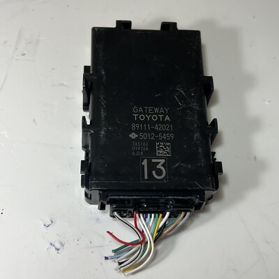 2016 TOYOTA RAV4 NETWORK GATEWAY COMPUTER CONTROL MODULE 89111-42021 ...