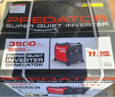 Predator 3500 Watt SUPER QUIET Inverter Generator | eBay