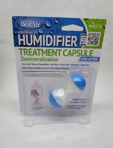 Bestair Humidifier Cleaner Treatment Capsule HCC31 Demineralization ...