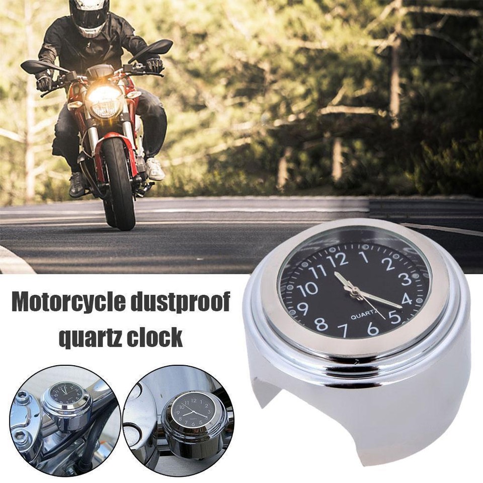 Universal Waterproof Motorcycle Bike Handlebar Mount Clock Watch For ...