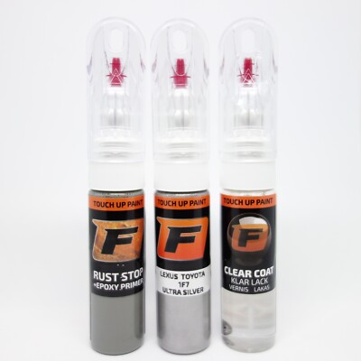 Touch up paint for TOYOTA / LEXUS 1F7 | ULTRA / TYROL SILVER METALLIC ...