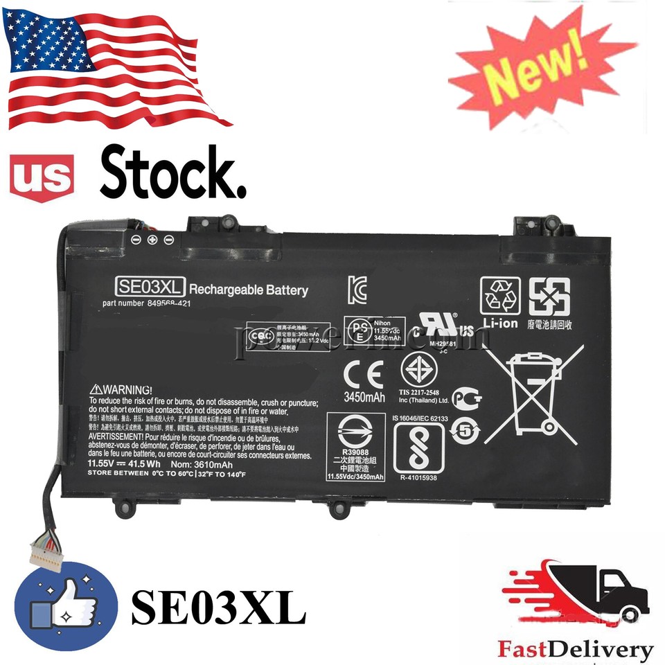 SE03XL Battery For HP Pavilion 14-AL Series 14-AV002LA 14-AV003LA 14 ...