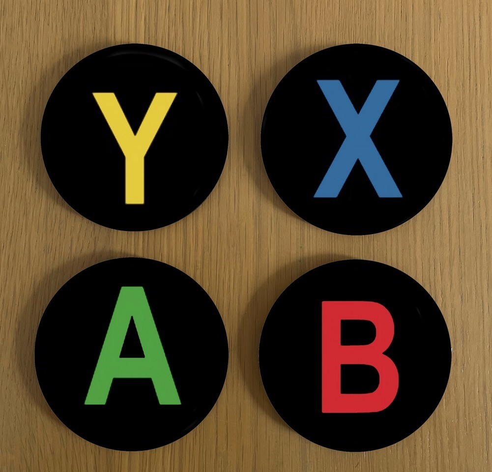 Xbox Controller Button Coasters 4 Pack Numskull Best Xbox Gifts For