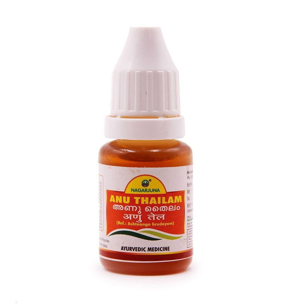 Nagarjuna Ayurveda Anu Thailam / Oil 10ml (Pack of 4) with Free ...