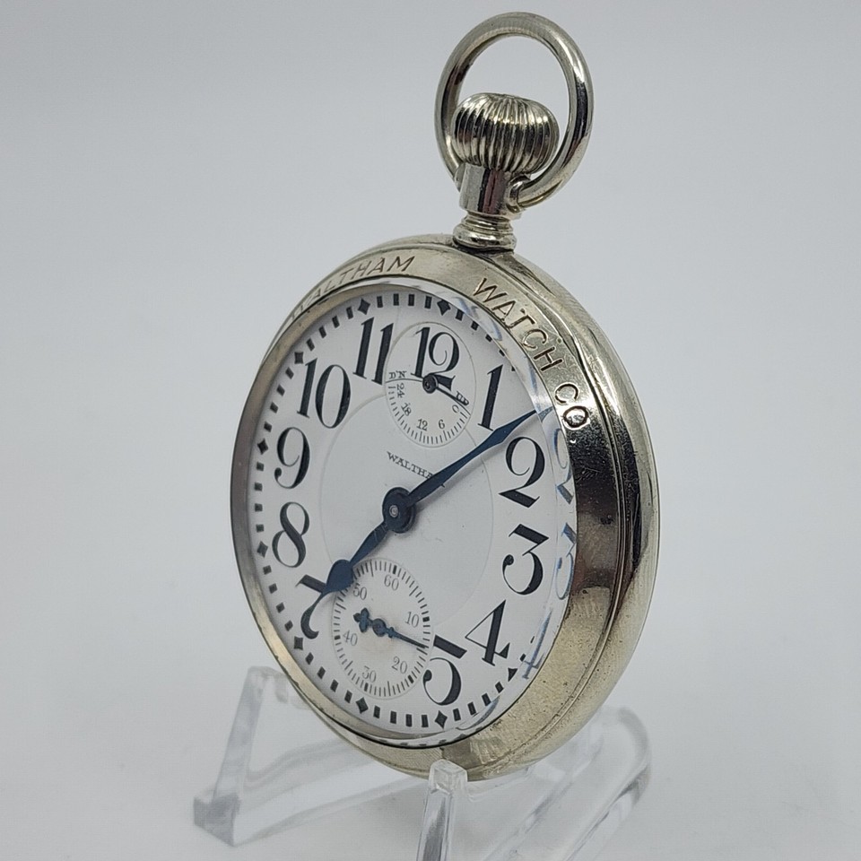Rare Waltham Vanguard Railroad 23J Wind Indicator 16s Display Case VG ...