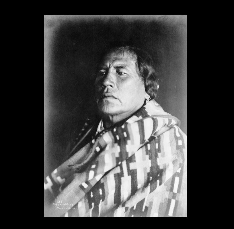 1907 Curly Crow Scout PHOTO Battle of Little Bighorn Crow Indian Scout ...