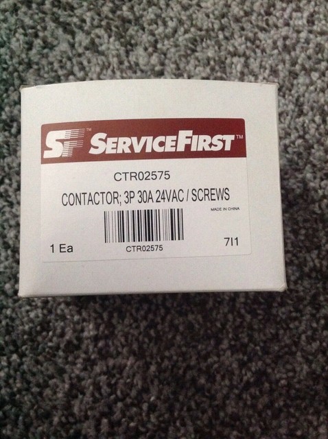 Service First CTR02575 Contactor 3 Pole 30 Amp for sale online | eBay