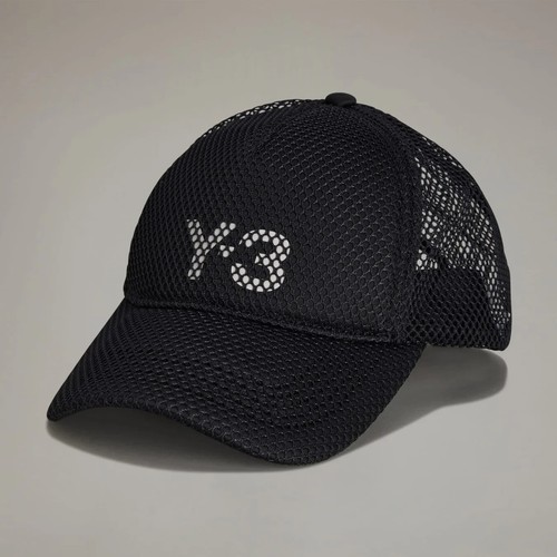 Adidas Y-3 Premium Black Unisex Trucker Hat Cap, Size L/XL, Free ...