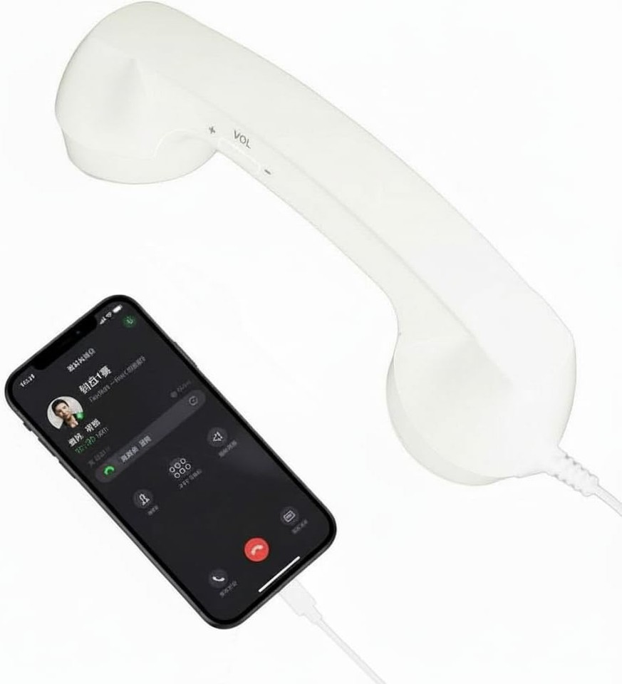 2026 Retro Style Handset, Classic Phone Receiver for Smartphones Type C ...