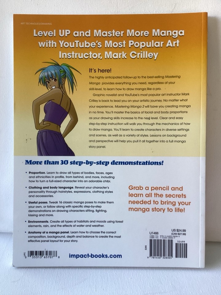 Mastering Manga 2: Level Up with Mark Crilley by Crilley, Mark Akiko Creator | eBay