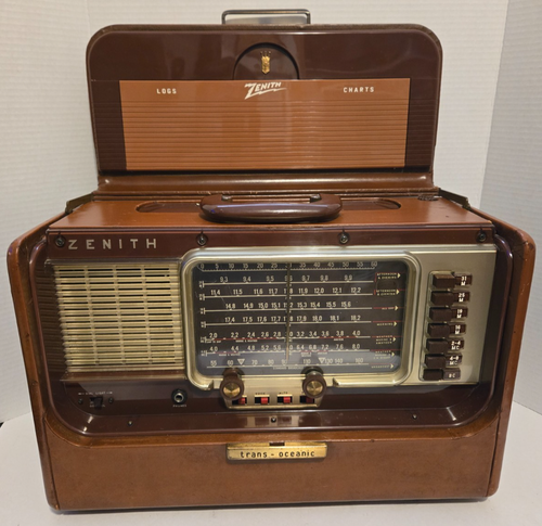 Zenith Tube Radio T600 Trans-Oceanic Wave Magnet 600 Works. | eBay