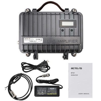 Retevis RT97 GMRS Repeater Relay Kit Full Duplex Ham Base Station For ...