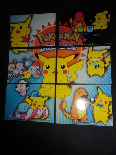 Cards Pokémon : Pack Topps : Fullset puzzle Topps /6 (Fr) | eBay