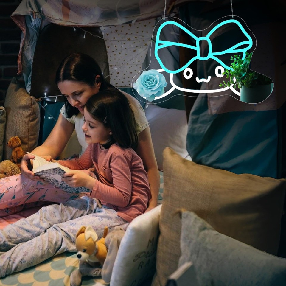 Neon Sign, Anime Neon Signs for Wall Decor LED Light up Signs Home ...