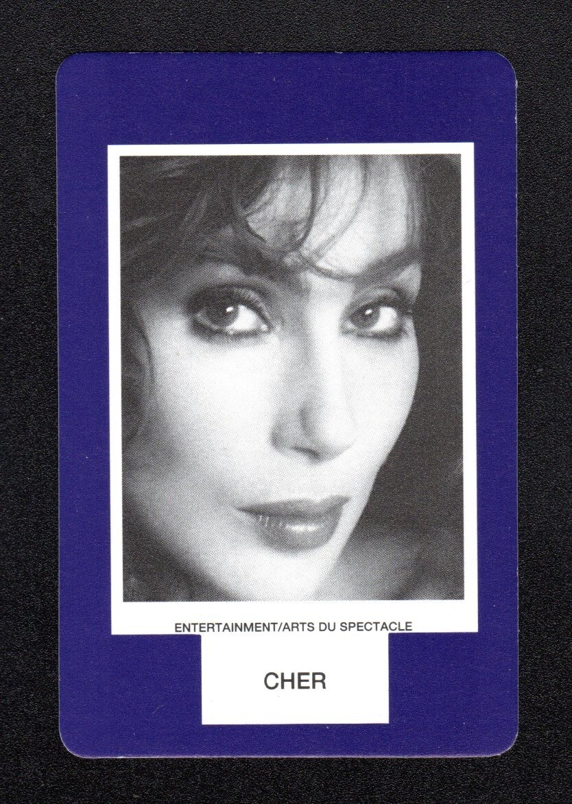 Cher Singer Actress 1993 Face To Face Game Card Canadian Issue | eBay