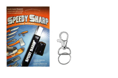Speedy Sharp Carbide Knife Sharpener, Key Chain & Hook Ring included | eBay