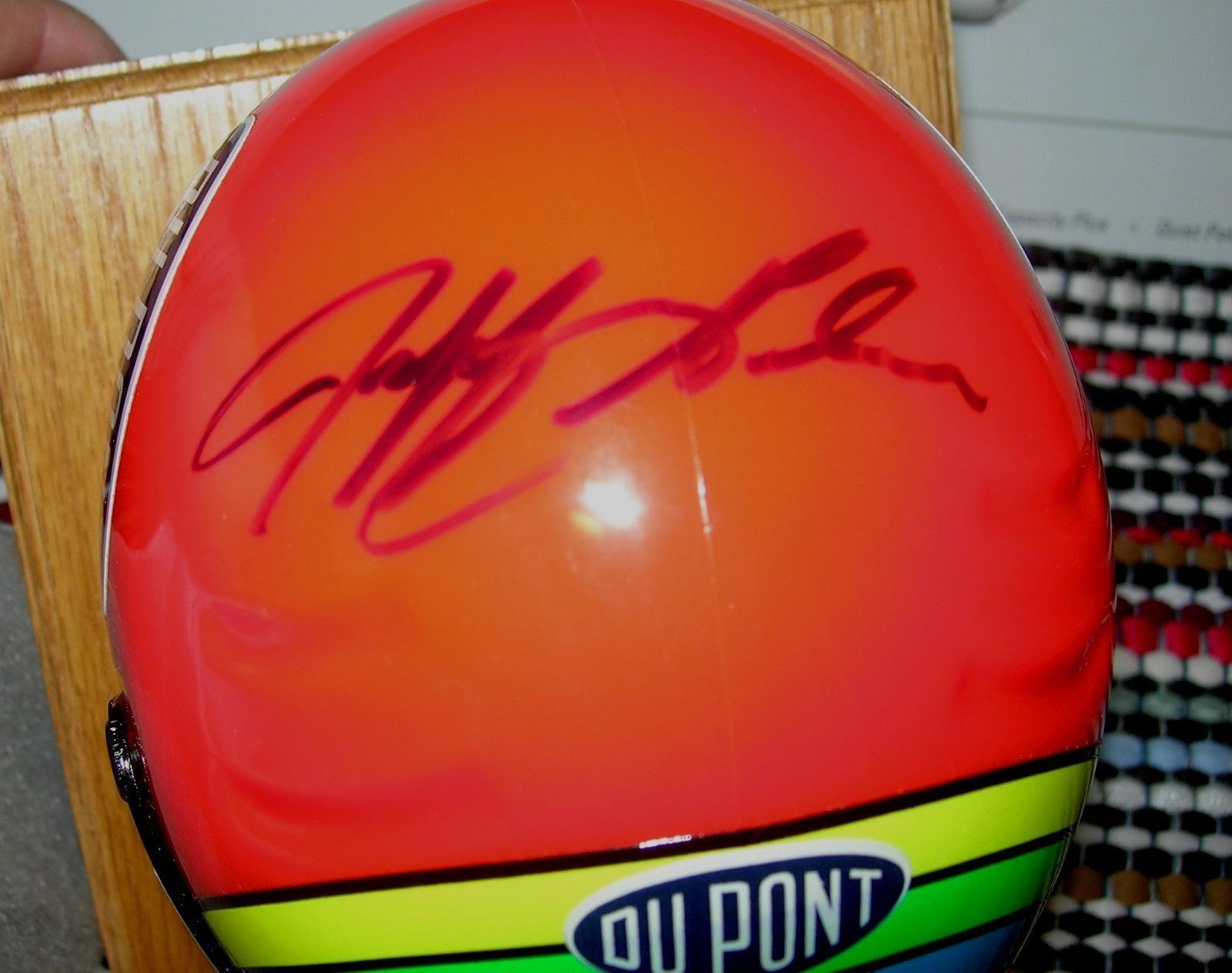 JEFF GORDON AUTOGRAPHED HELMET 1993 ROOKIE OF THE YEAR RARE COA | eBay