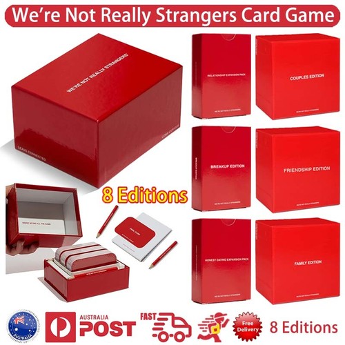 We're Not Really Strangers Card Game Interactive Game Couples Edition ...