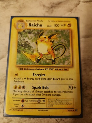 Pokémon TCG Raichu Theme Deck Exclusive 36/108 Regular Exclusive | eBay