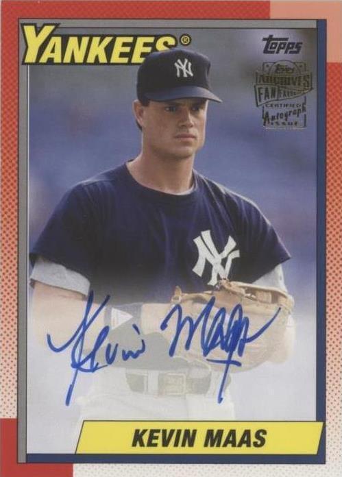 2017 Topps Archives - Fan Favorite Autographs 1990 Kevin Maas #FFA-KM ...