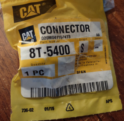 Caterpillar (CAT) 8T-5400 or 8T5400 CONNECTOR ASSEMBLY | eBay
