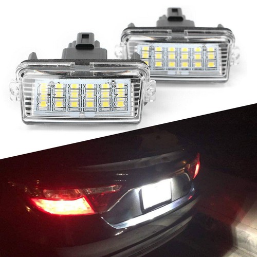 2PCS LED License Plate Light Lamp Fit For Toyota Yaris Camry Vitz Prius ...