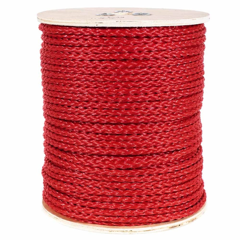 Hollow Braid Polypropylene Rope – Large Variety of Colors and Diameters ...