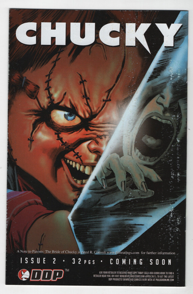 Chucky Vol 2 #1 DDP Devils Due Comics Book Horror 2009 Childs Play ...