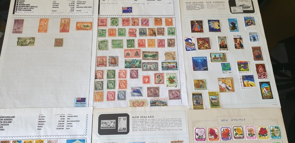 New Zealand Mixed Unchecked Stamps /L303/ | eBay UK