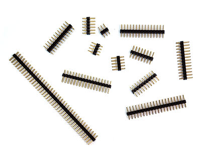100pc Dupont 2.0mm 2mm Male Pin Header Dual Row H=8.7mm 2x8P 2x8 ( 870 ...